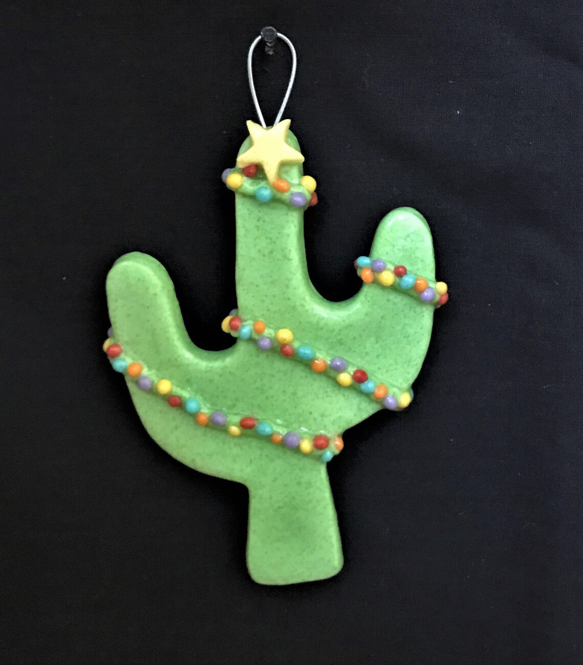 Salt Dough Cactus Ornaments - Etsy