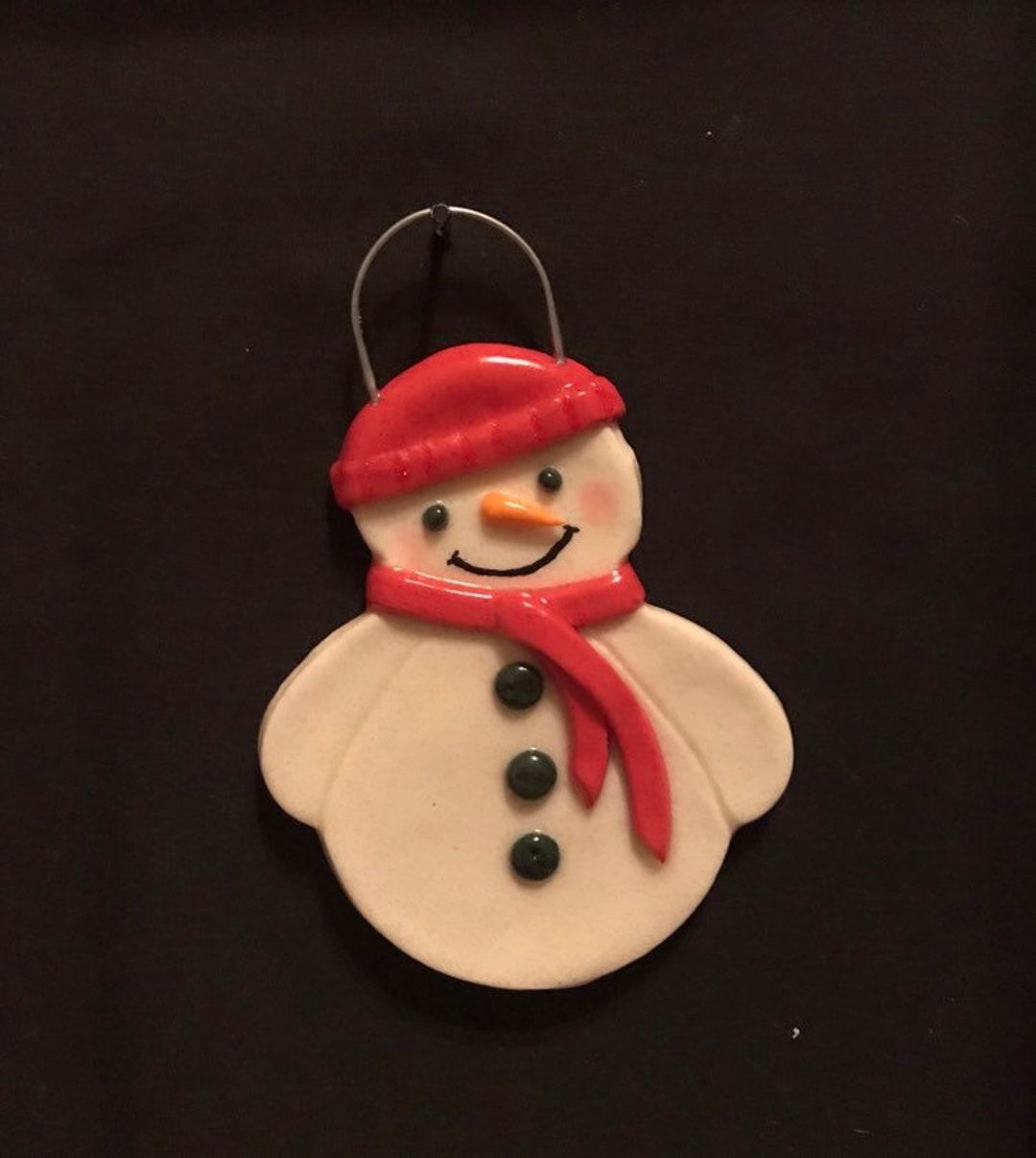 Salt Dough Snowman - Etsy