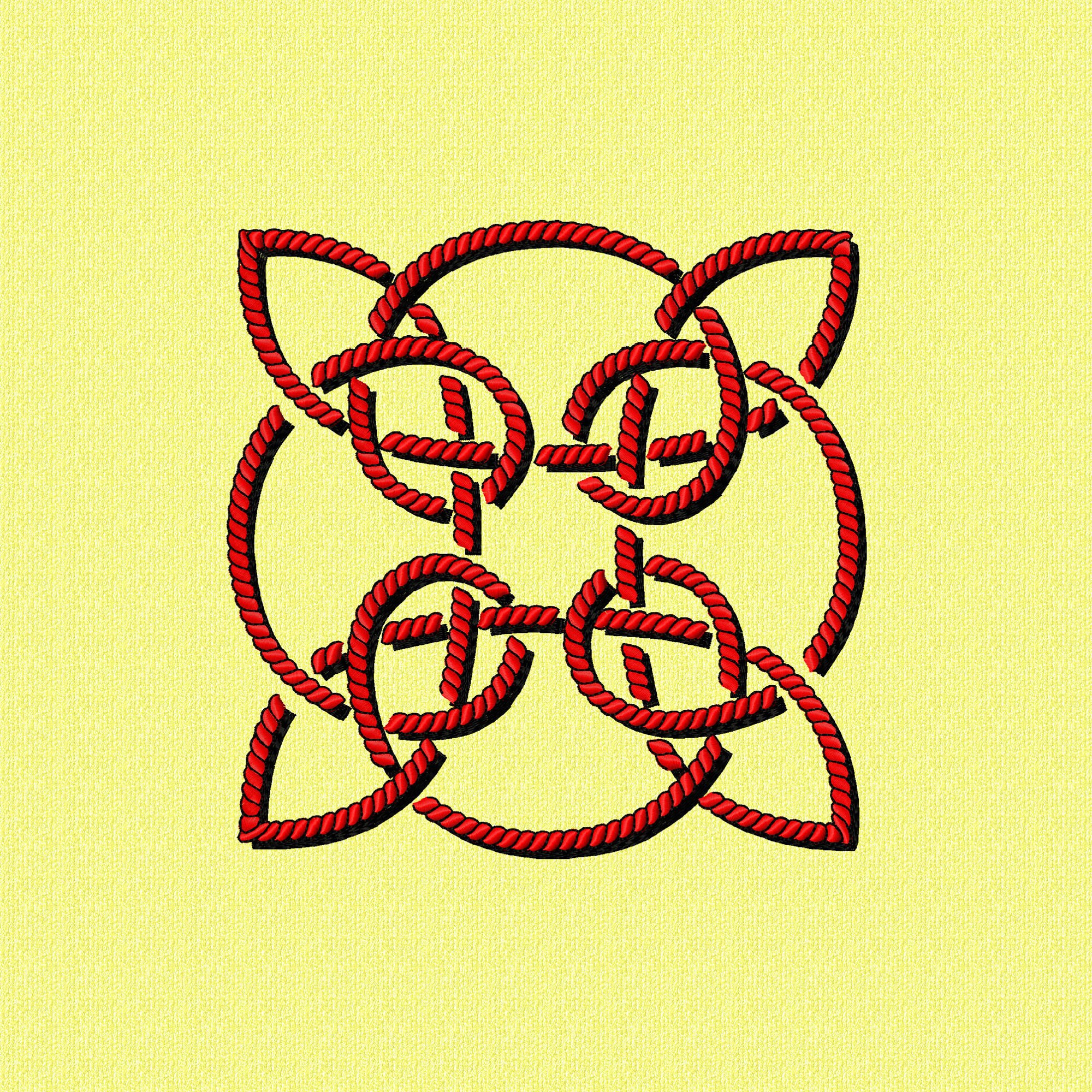 Celtic Knot Embroidery Machine Design. Embroidery Files Dst - Etsy UK