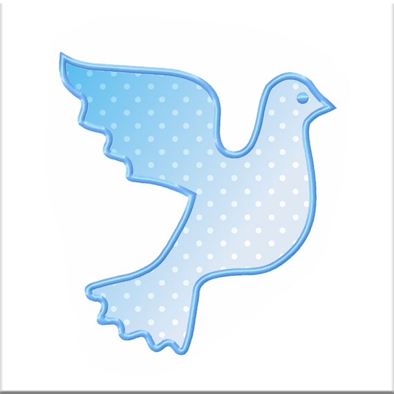 Embroidery Machine Design Dove Applique. Embroidery Files Pes - Etsy