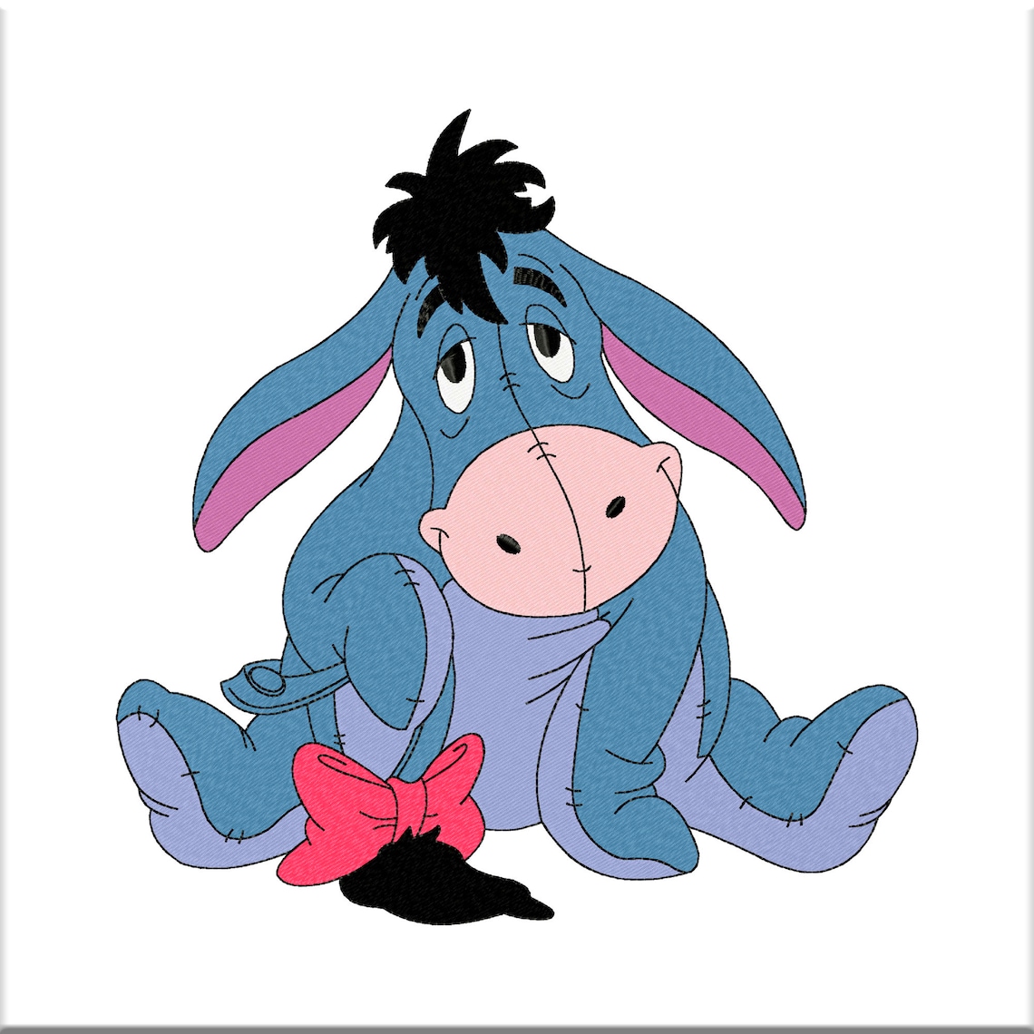 Donkey Machine Embroidery Design. Digital Embroidery Files. - Etsy