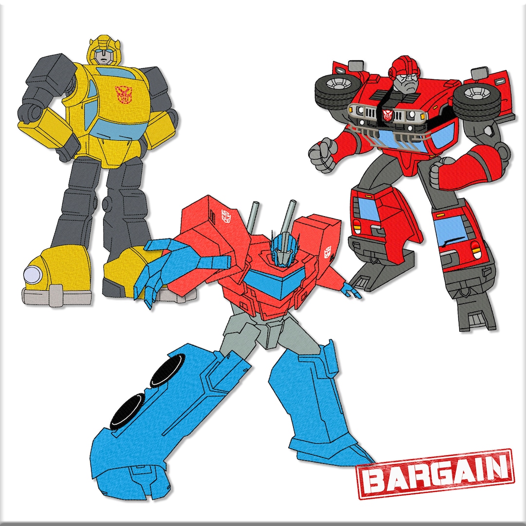 Designs for Embroidery Machines Robots. Three Digitized Patterns ...
