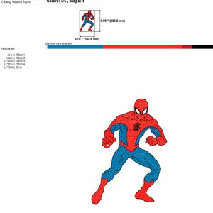Machine Embroidery Design Character Super Hero. Digital Embroidery ...