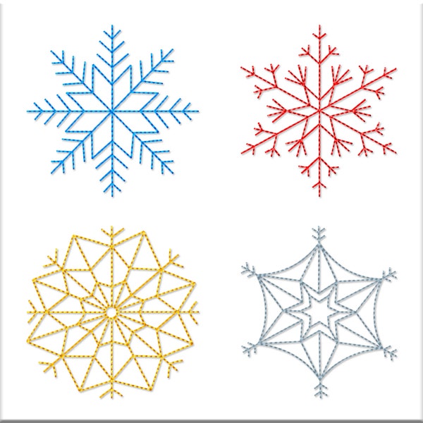 Snowflake Embroidery - Etsy