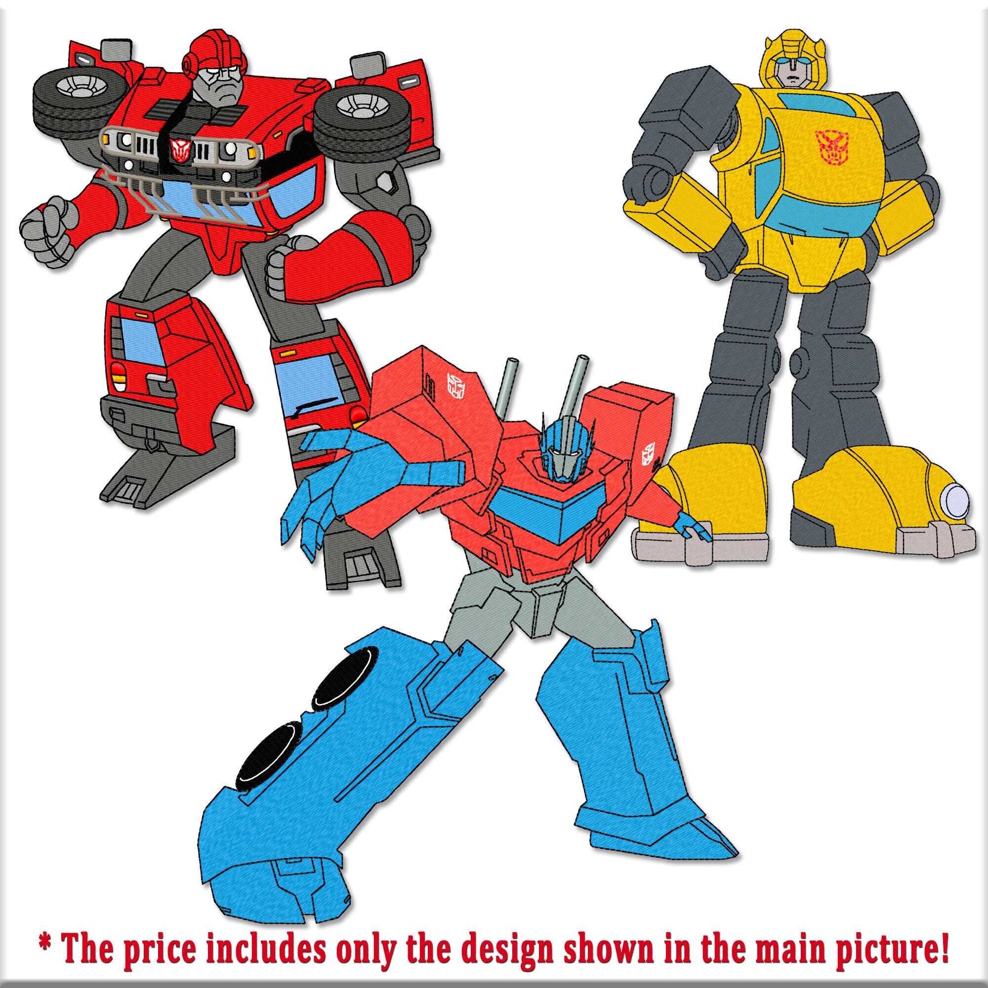 Fighting Robot Machine Embroidery Design. Digital Embroidery - Etsy