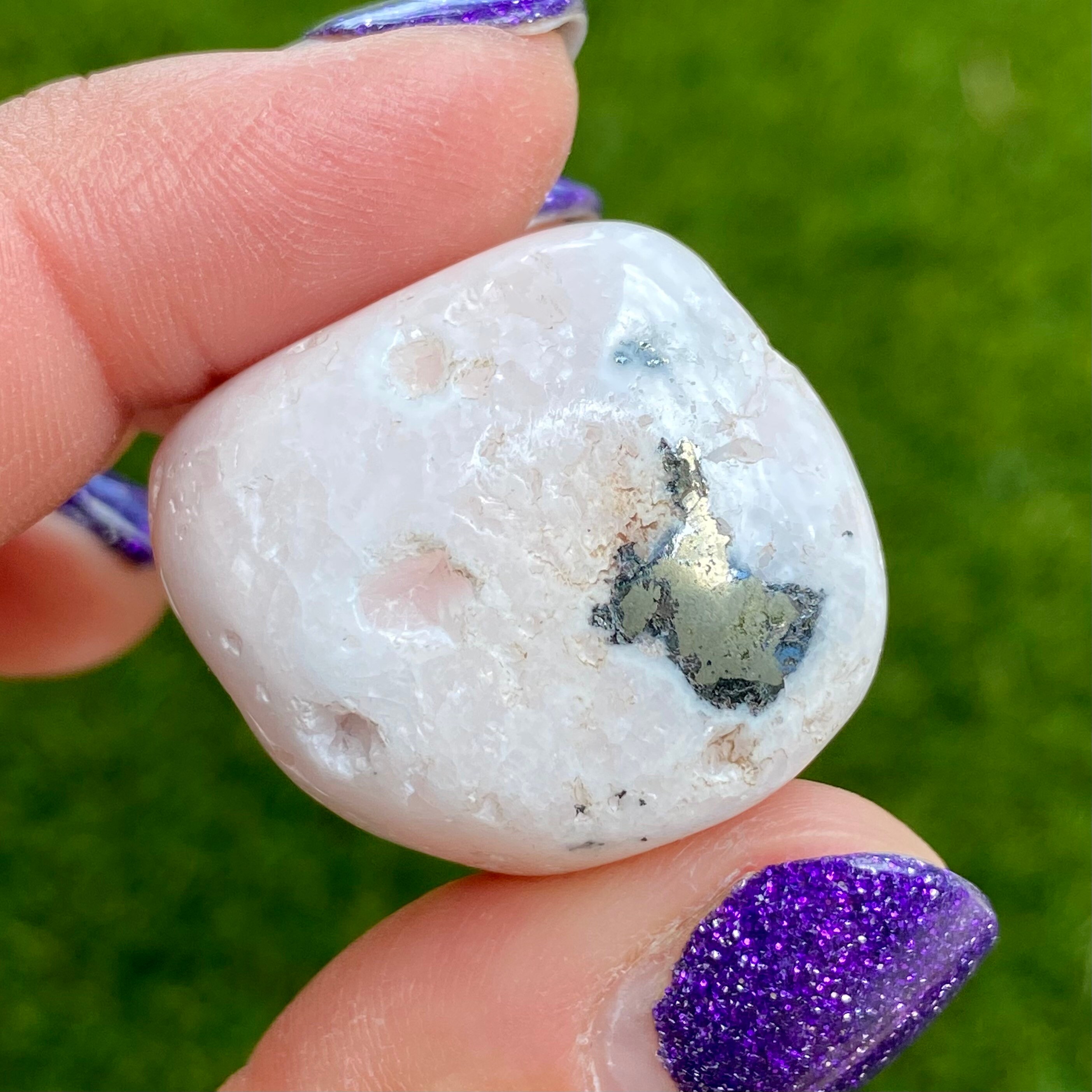 Large Pink Mangano Calcite Tumbled Stones Manganoan Calcite | Etsy