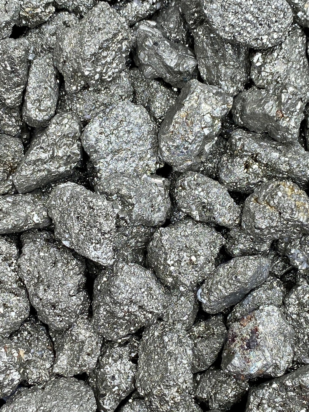 Natural Pyrite Cluster: Raw Fools Gold, Italy Origin - Etsy