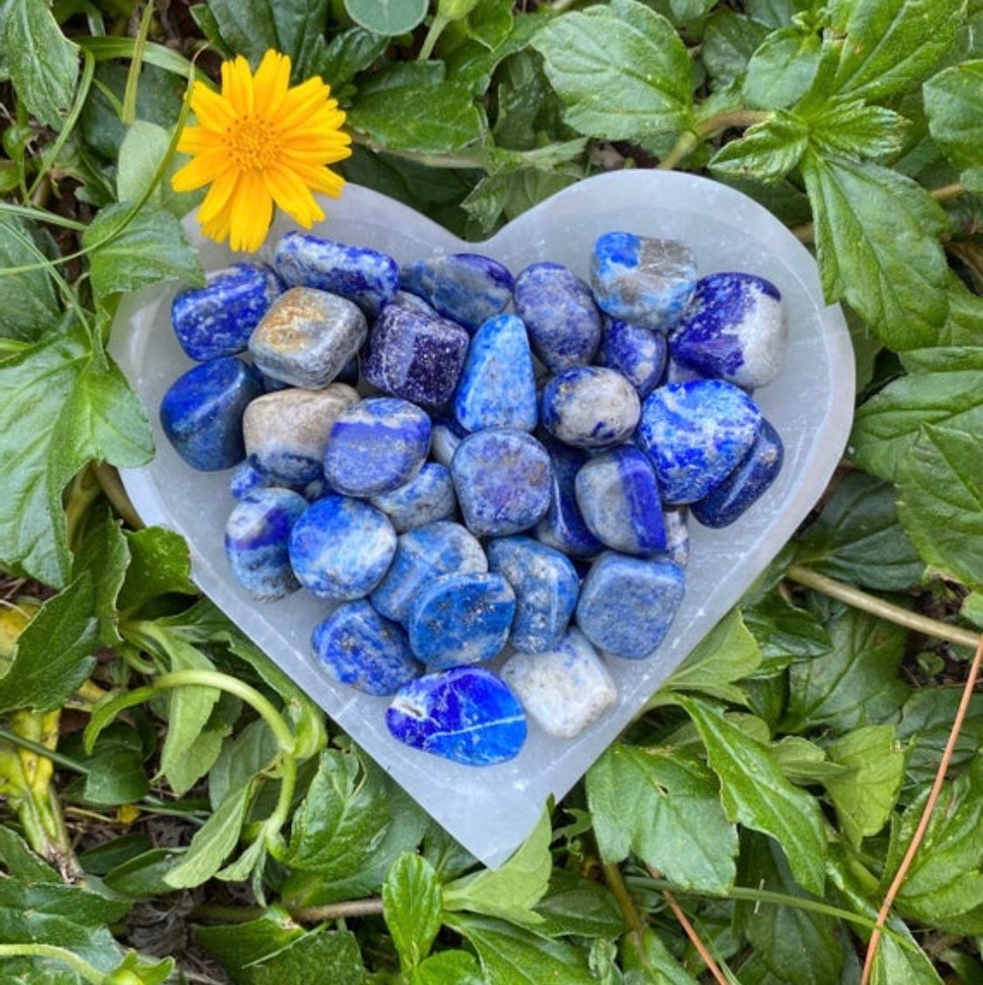 Lapis Lazuli, Lapis Lazuli Tumbled Stones, Lapis Lazuli Tumble Stone ...