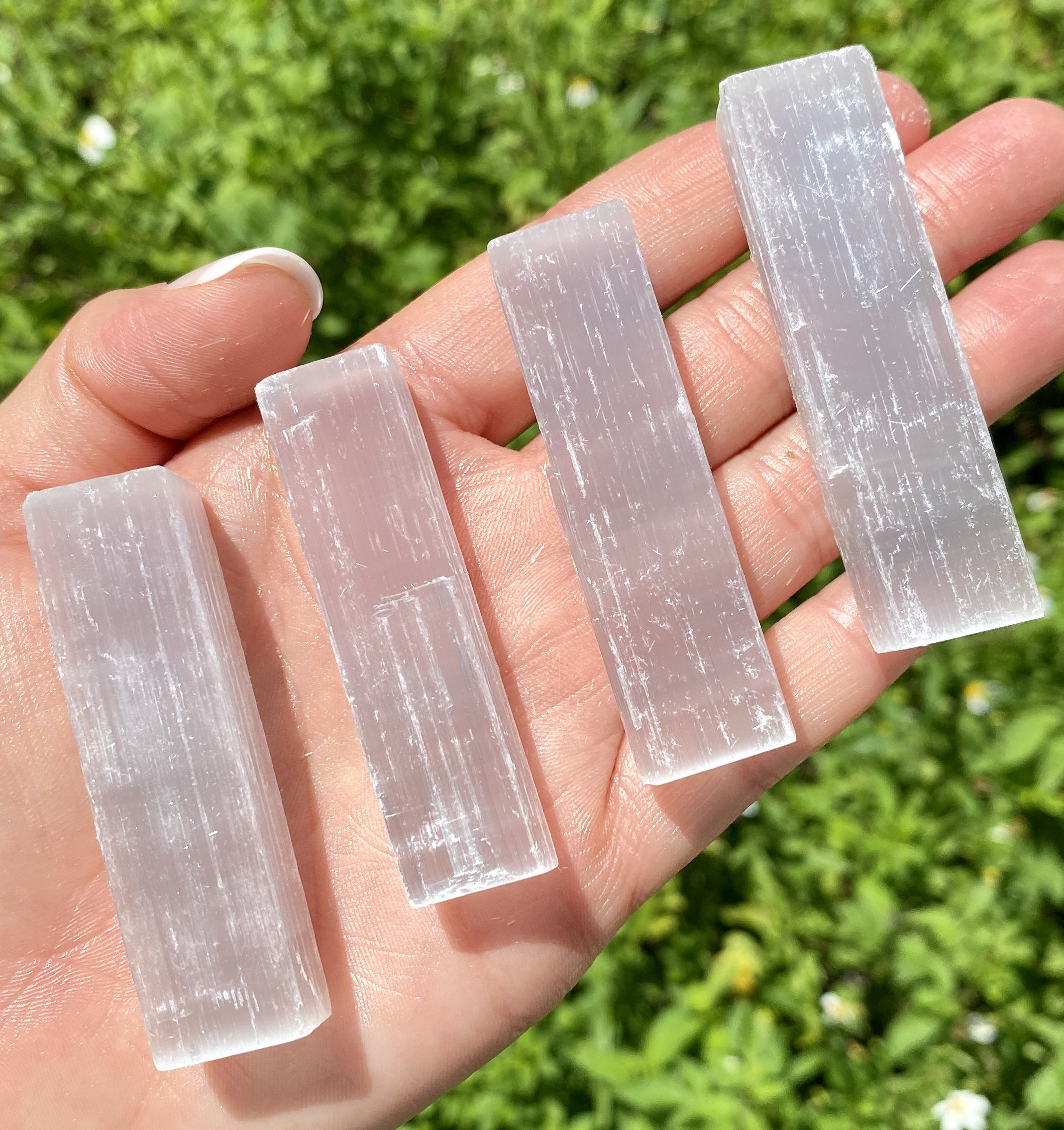 2.5 Selenite Stick Selenite Selenite Wand Charger Gypsum | Etsy