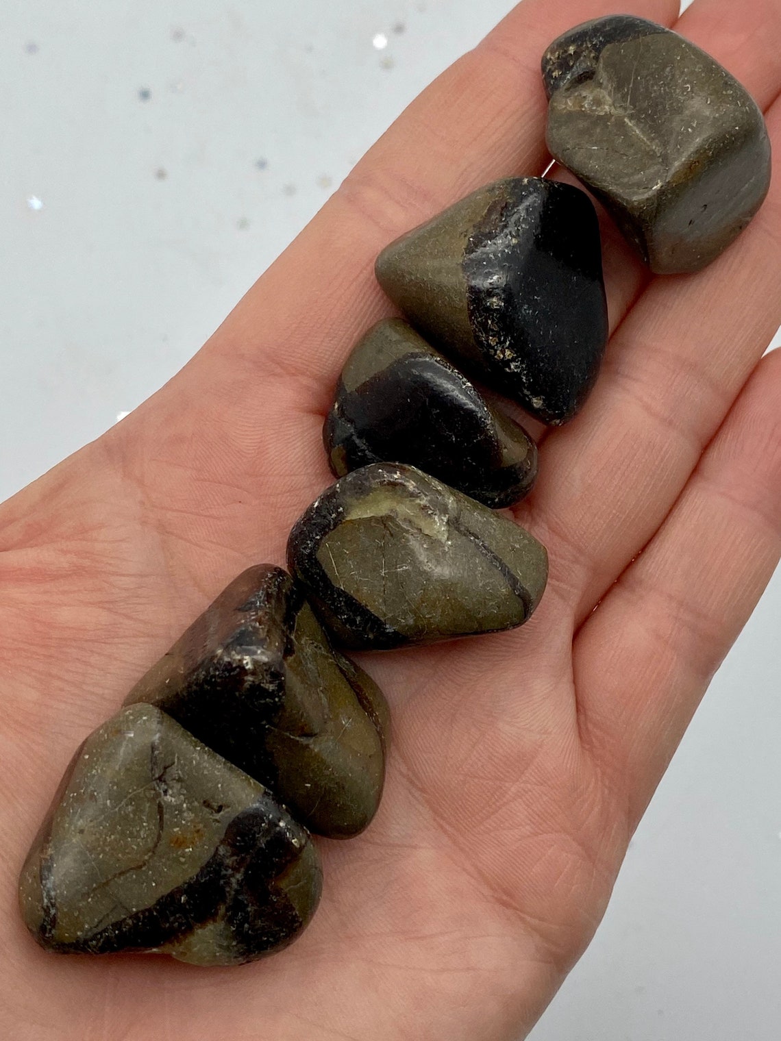 Septarian Septarian Tumbled Stone Septarian Tumble Stone | Etsy