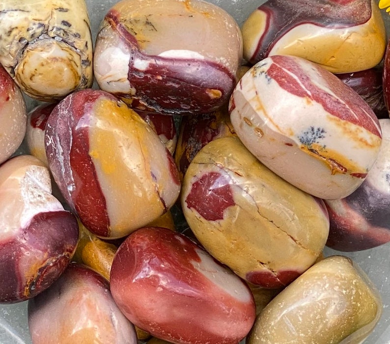 Mookaite Jasper Tumbled Stone Mookaite Tumble Jasper | Etsy