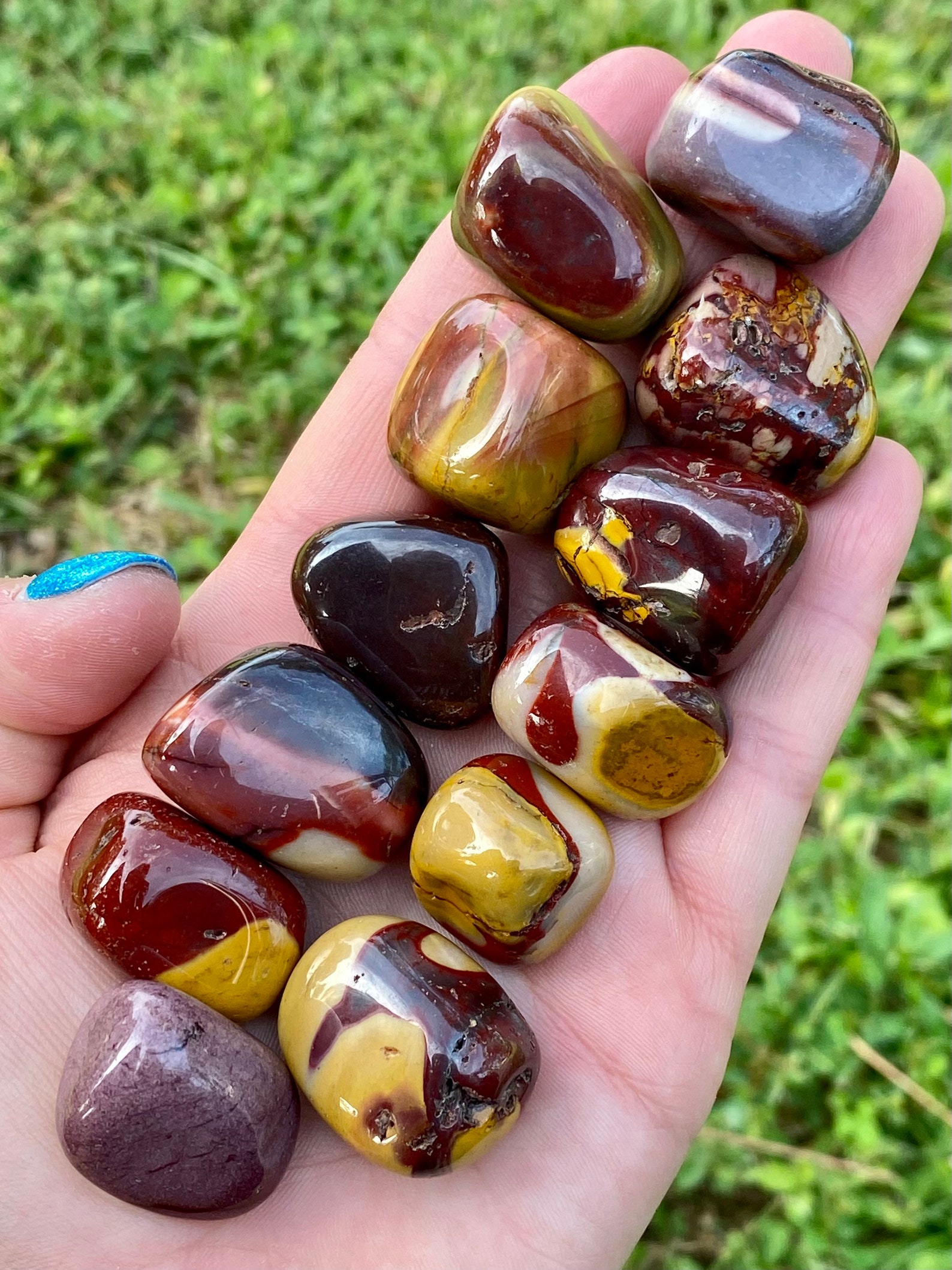 Mookaite Jasper Tumbled Stone Mookaite Tumble Jasper | Etsy