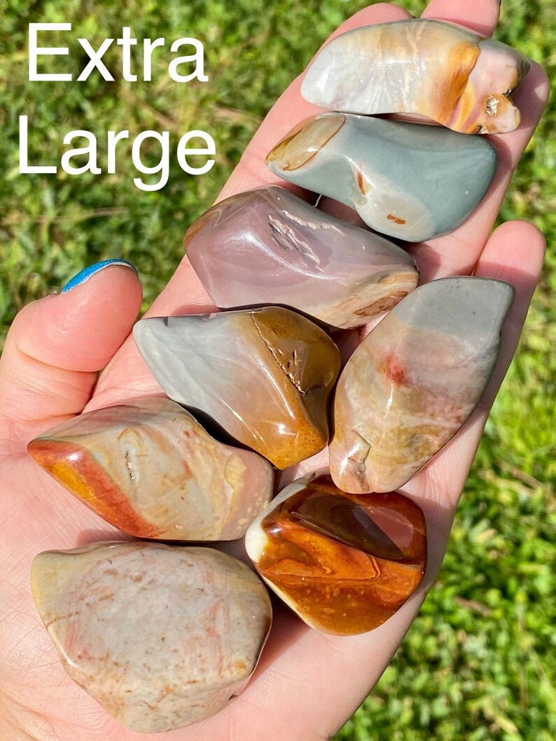 Desert Jasper Tumbled Stones Polychrome Jasper Tumbled - Etsy