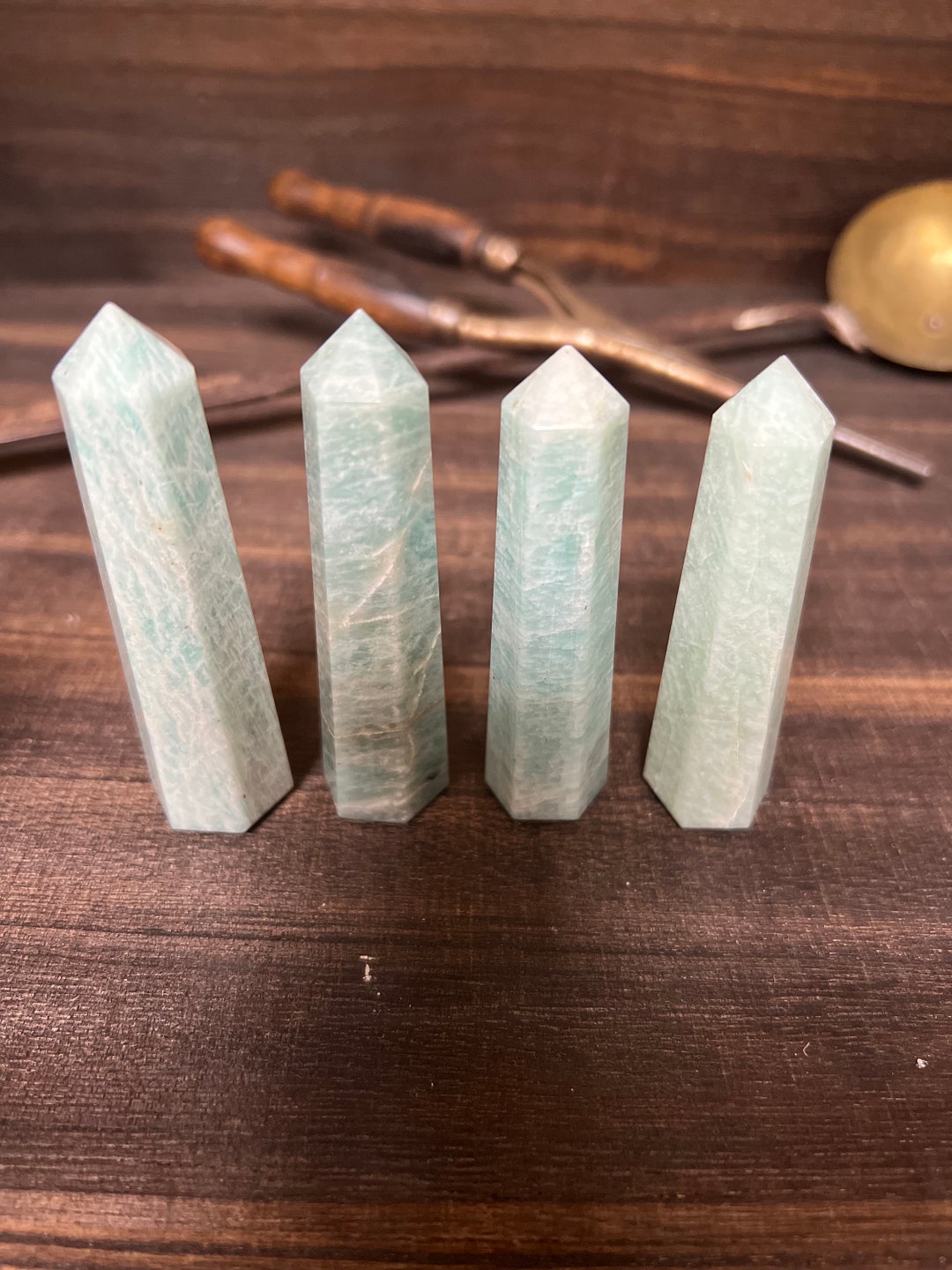 Amazonite Tower, Amazonite Point, Amazonite, Crystal Points, Obelisk ...