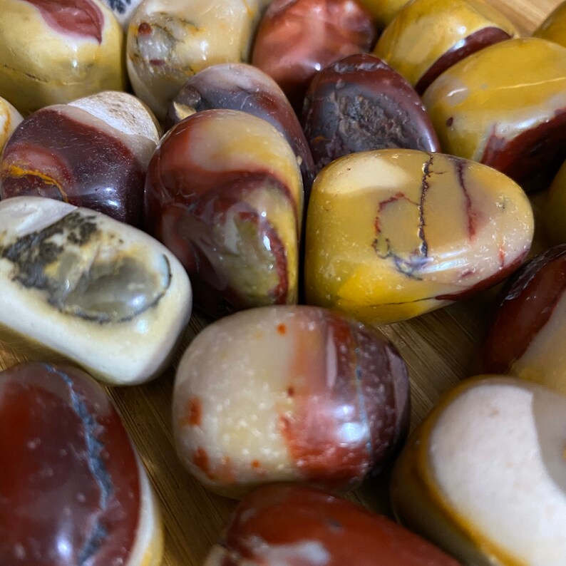 Mookaite Jasper Tumbled Stone Mookaite Tumble Jasper | Etsy