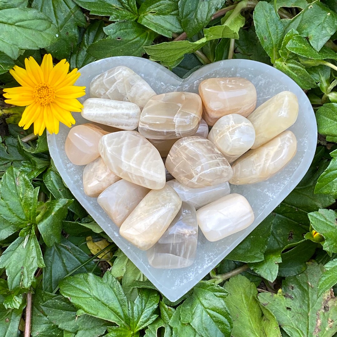 Moonstone Tumbled Stones, Moonstone Tumble Stone, Moonstone, Moonstone ...