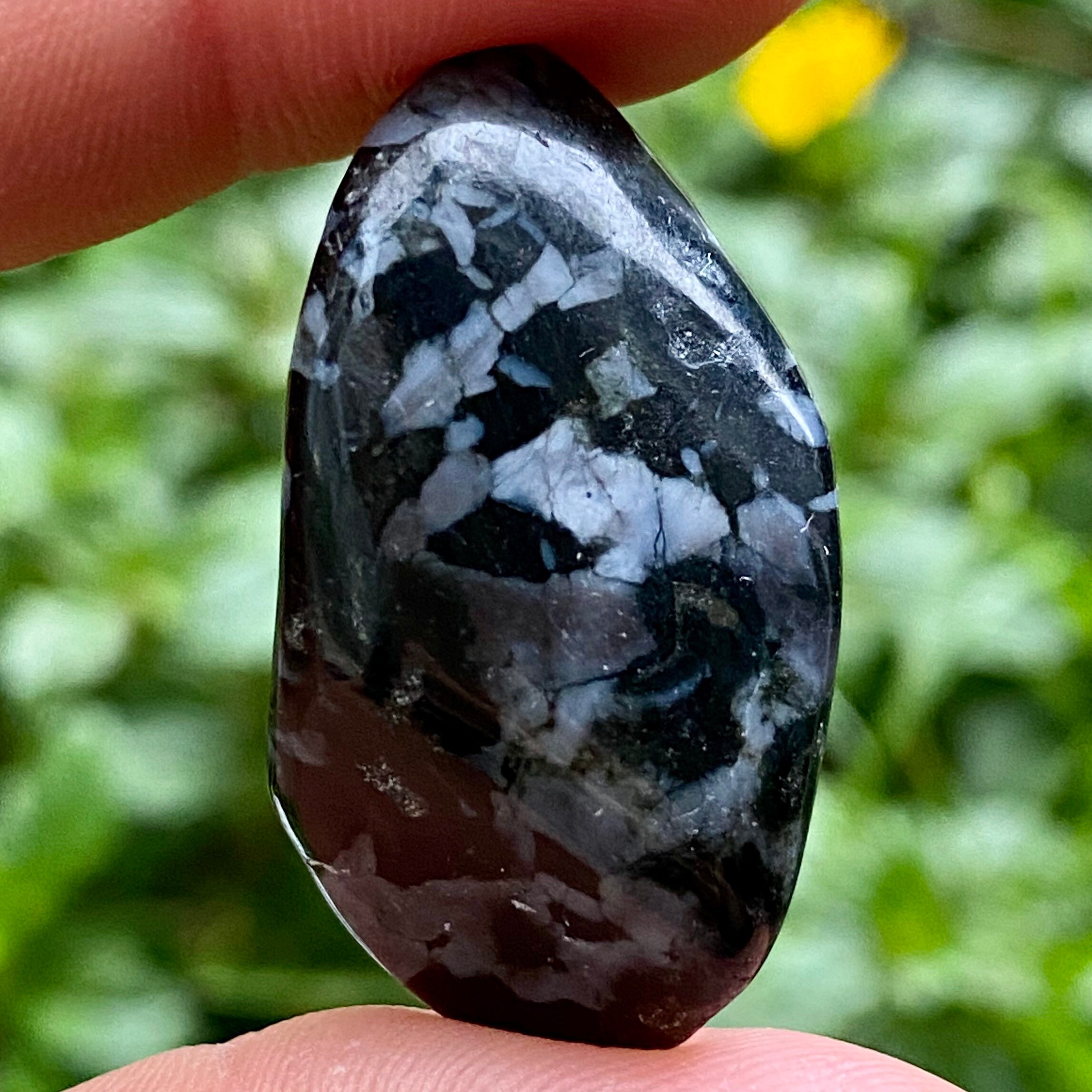 Indigo Gabbro Mystic Merlinite Indigo Gabbro Tumbled Stone | Etsy