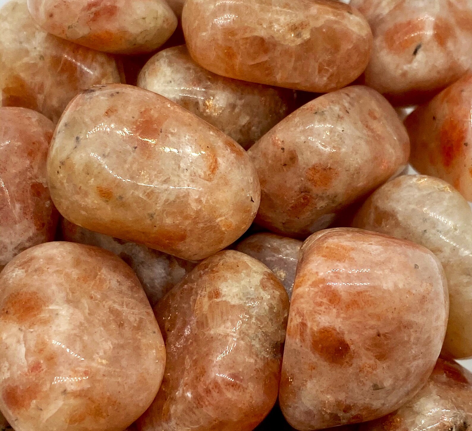 Sunstone Sunstone Tumbled Stones Sunstone Tumble Stone - Etsy