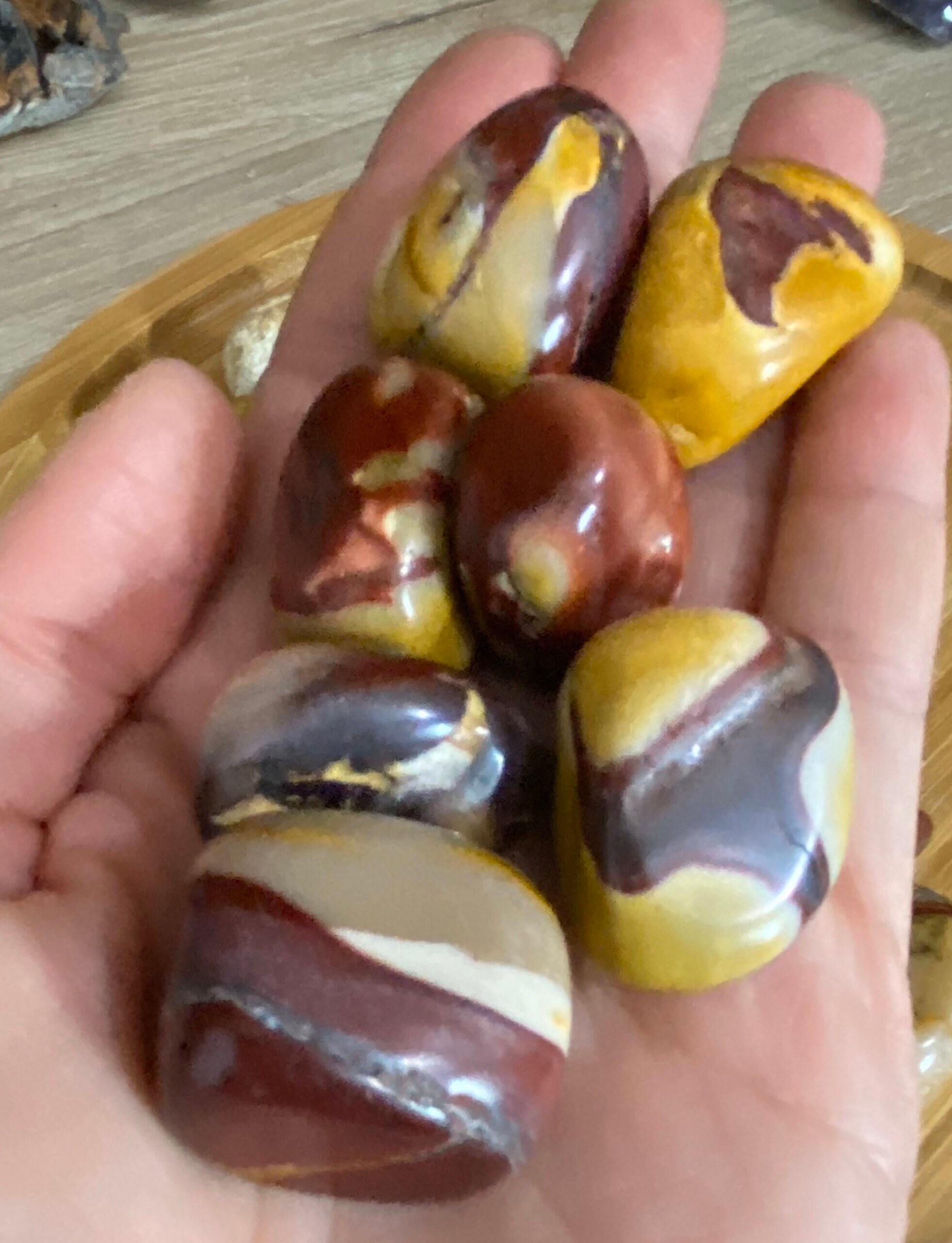 Mookaite Jasper Tumbled Stone Mookaite Tumble Jasper | Etsy