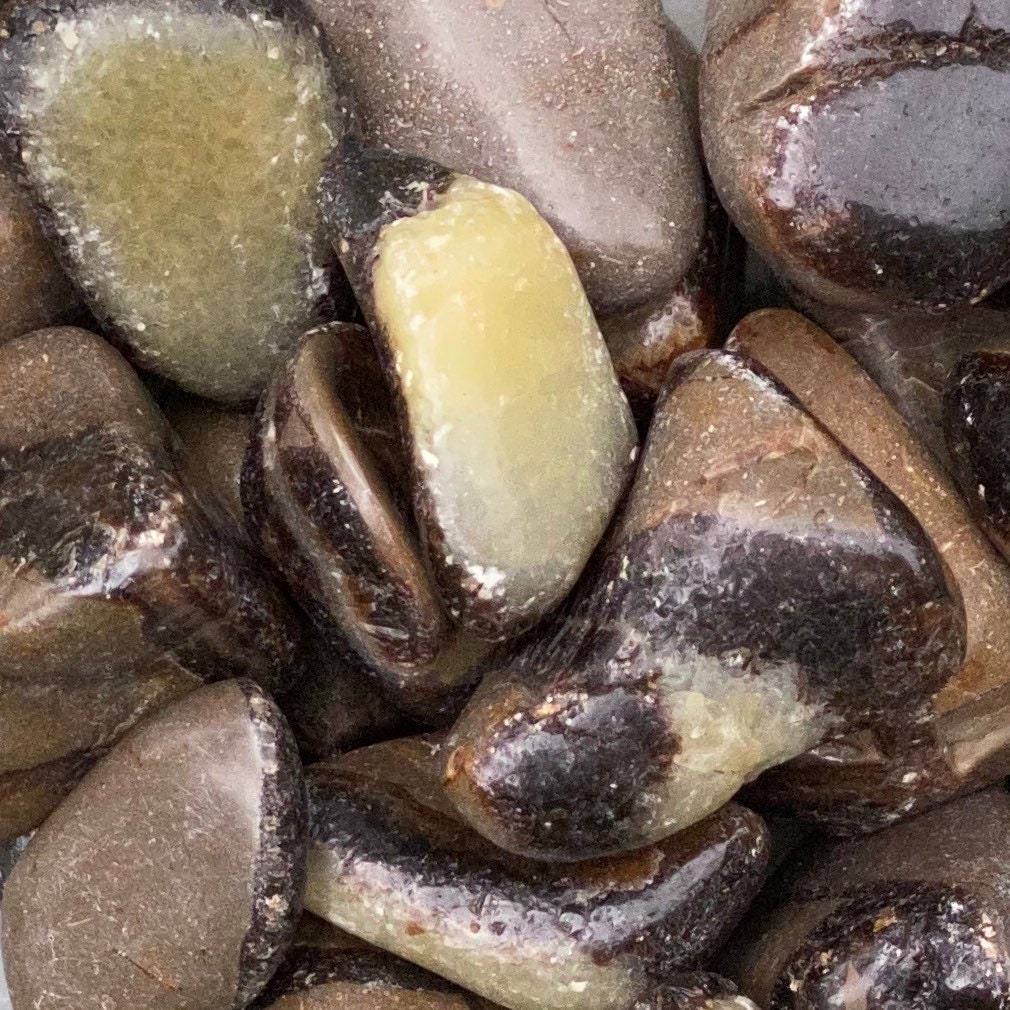 Septarian Septarian Tumbled Stone Septarian Tumble Stone | Etsy