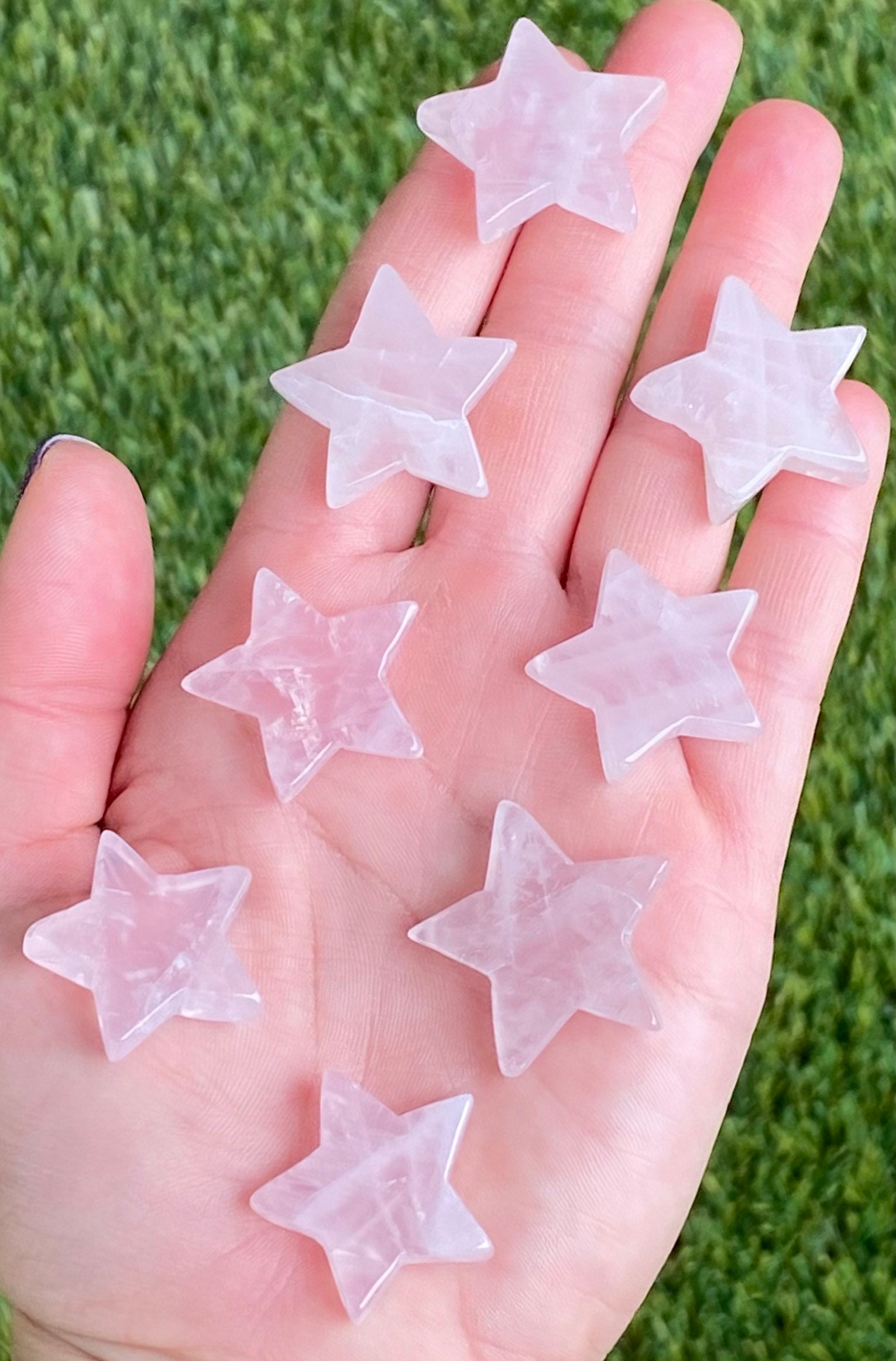 Rose Quartz Star Rose Quartz Stars Rose Quartz Rose Quartz | Etsy