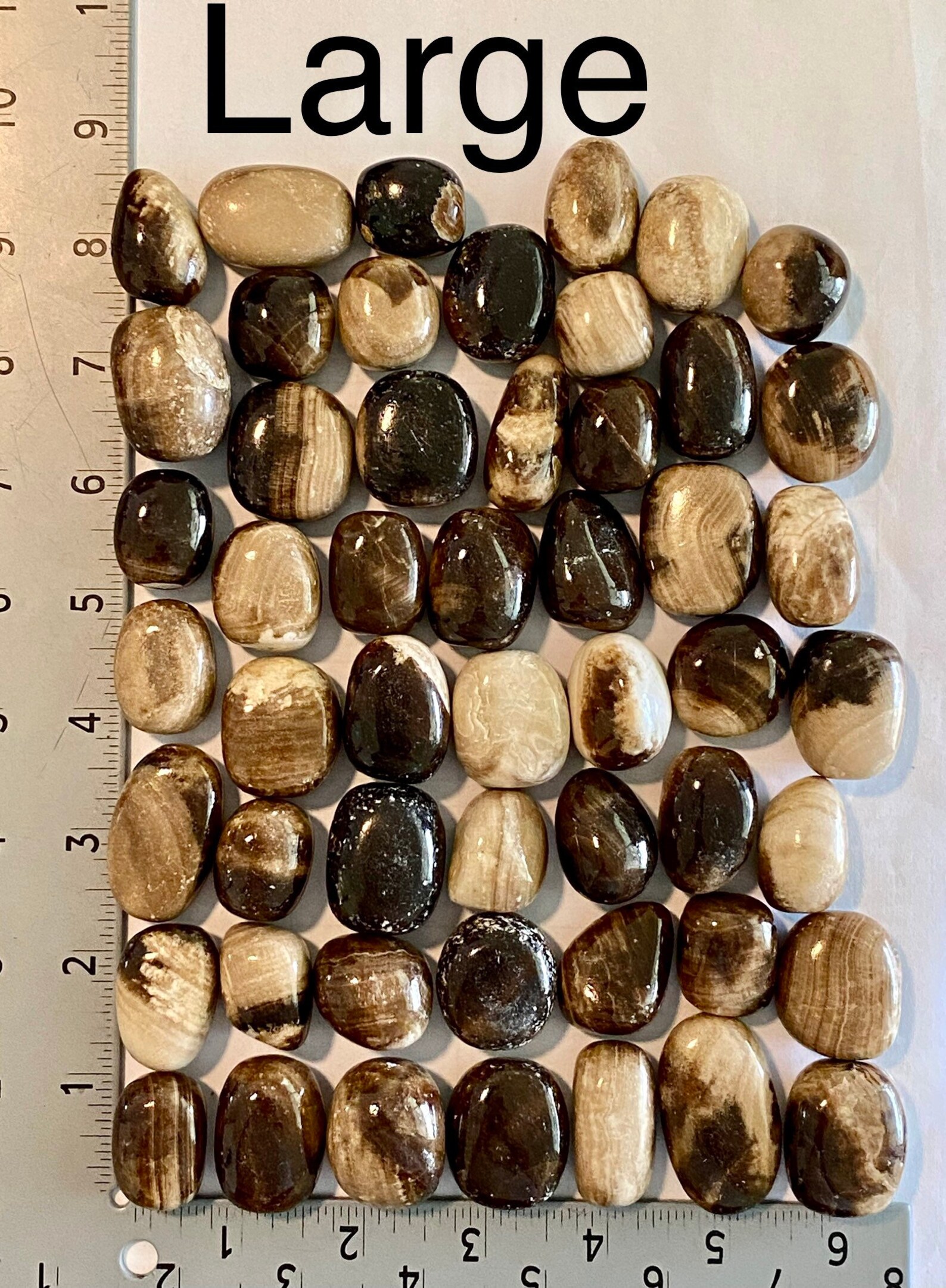 Coffee Calcite, Chocolate Calcite, Coffee Calcite Tumble Stone ...