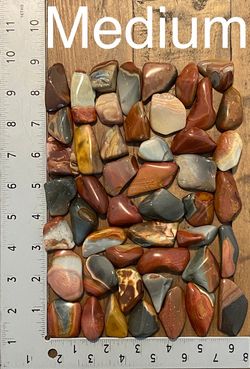 Desert Jasper Tumbled Stones Polychrome Jasper Tumbled - Etsy