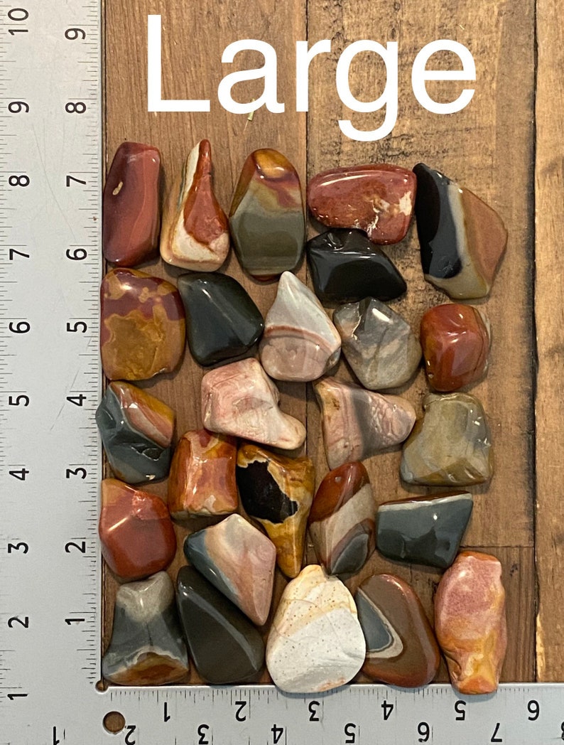 Desert Jasper Tumbled Stones Polychrome Jasper Tumbled - Etsy