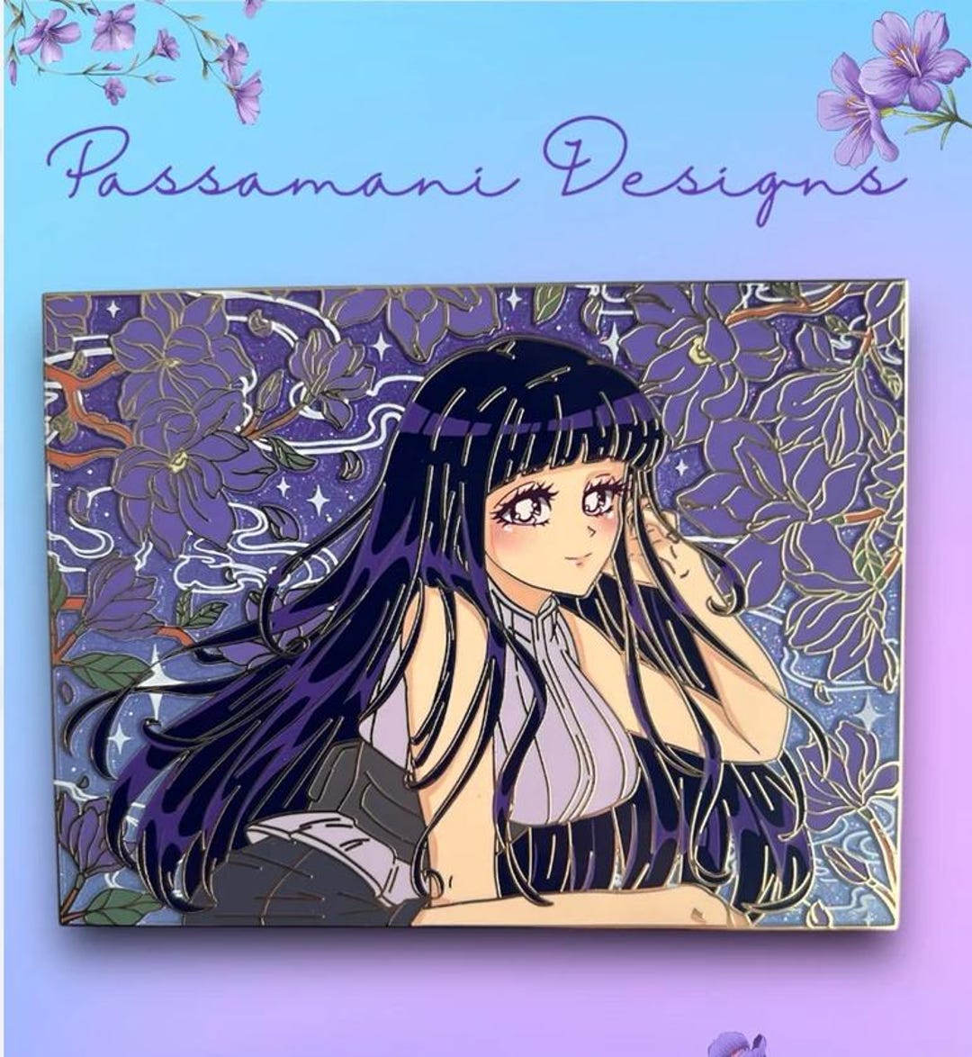 90s Retro Hinata Panel Enamel Pin - Etsy