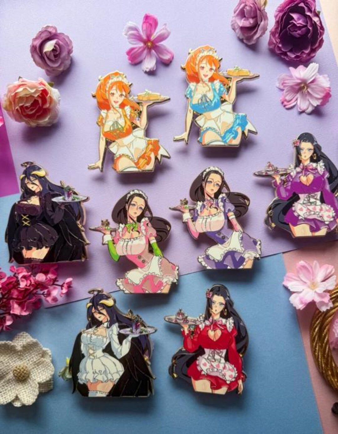 Maid Series - Wave 2 Enamel Pins - Etsy