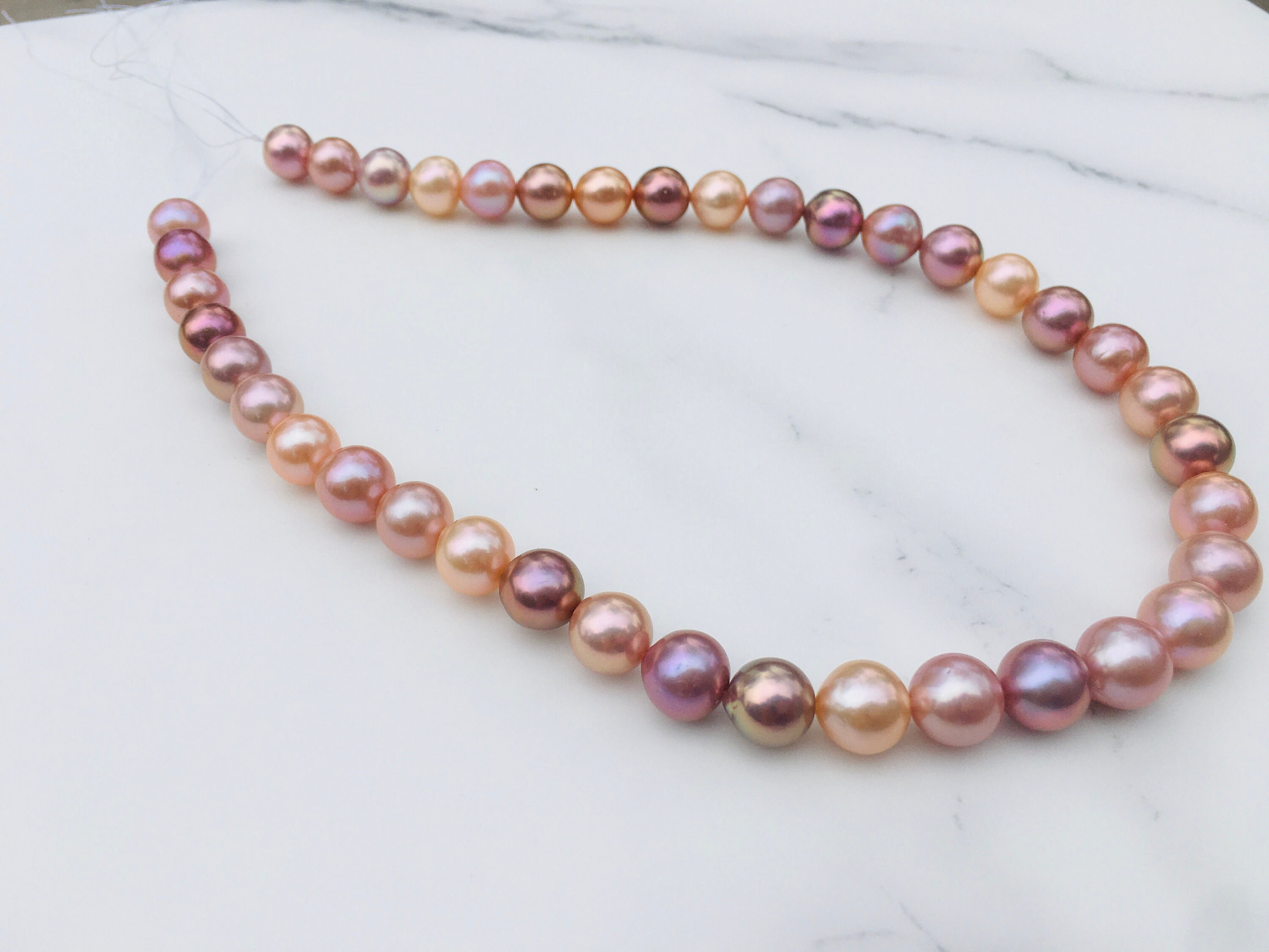 Natural Amazing Rainbow Color Edison Pearl Strand,natural Mixed Color ...