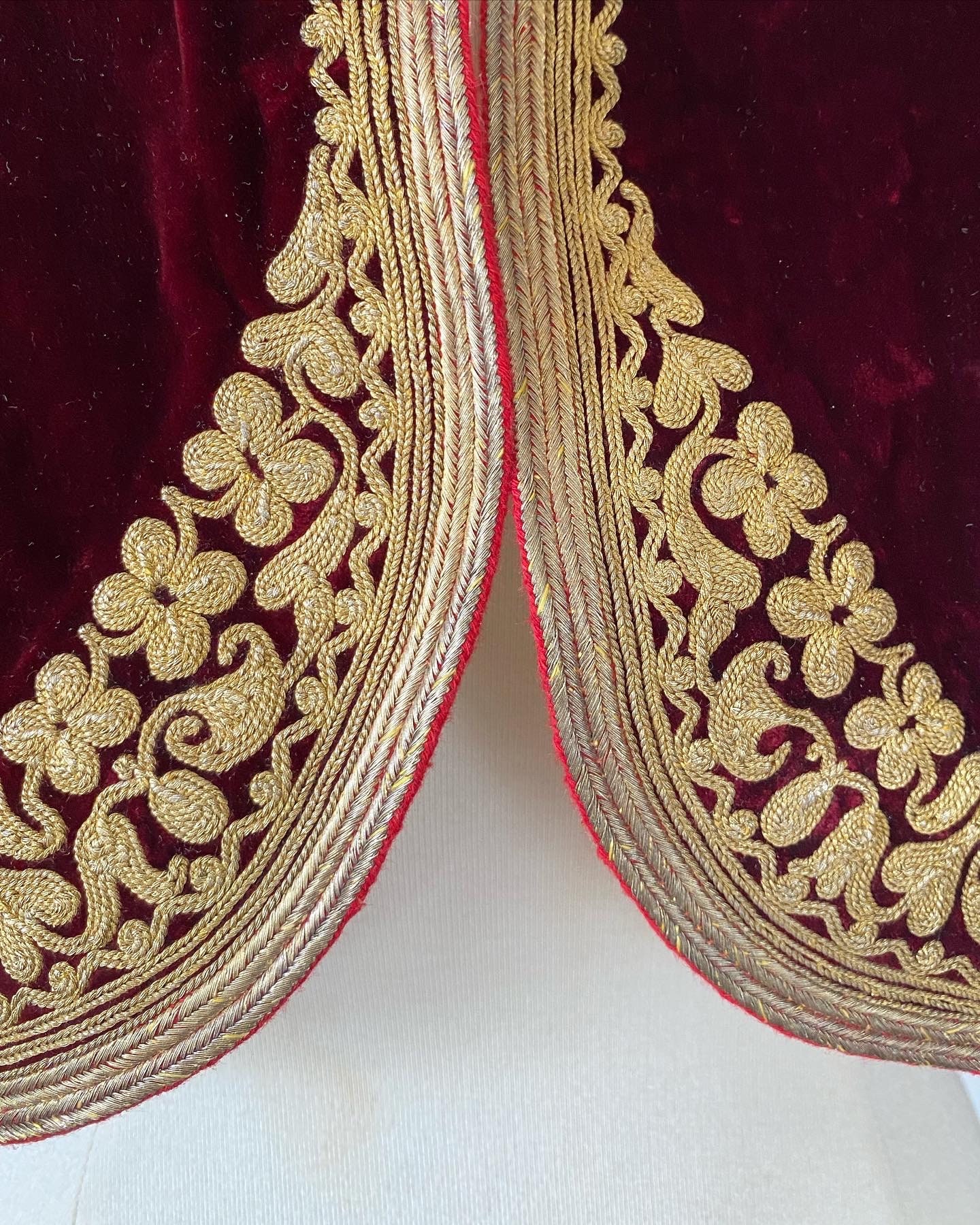 Antique Ottoman Jacket 1900s 1910s 19th Century Linen Sack Velvet ...