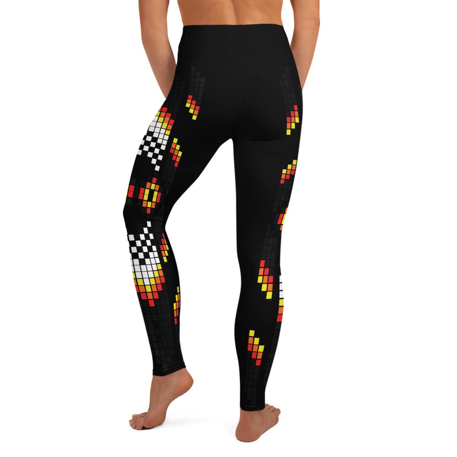Native American Beadwork Design Yoga Leggings American Indian Sioux ...