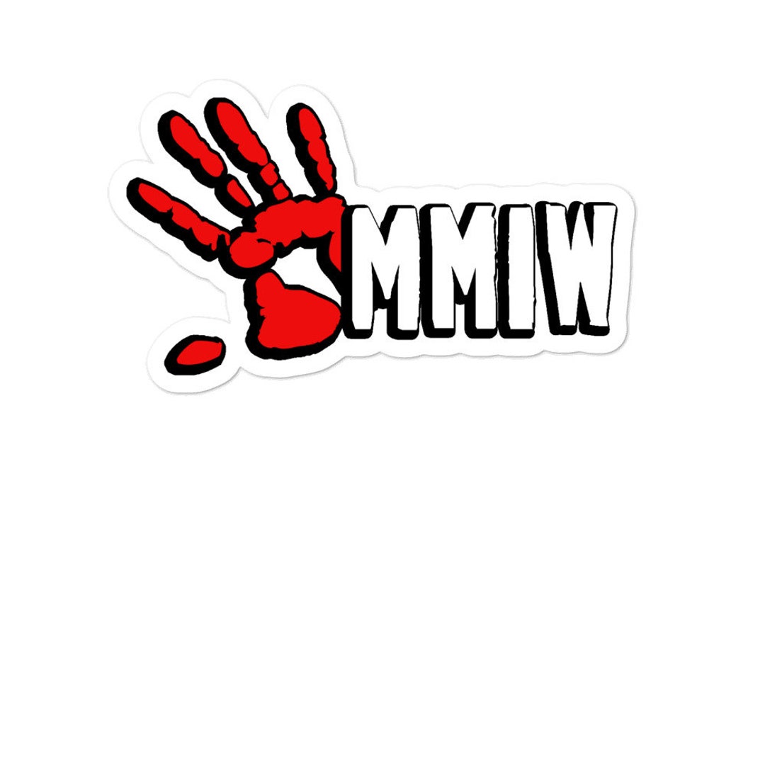 MMIW Awareness Decal Red Hand No More Stolen Sisters Bubble-free ...