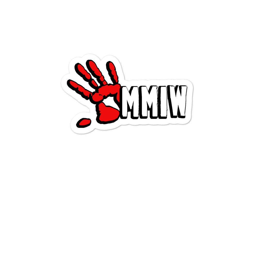 MMIW Awareness Decal Red Hand No More Stolen Sisters Bubble-free ...