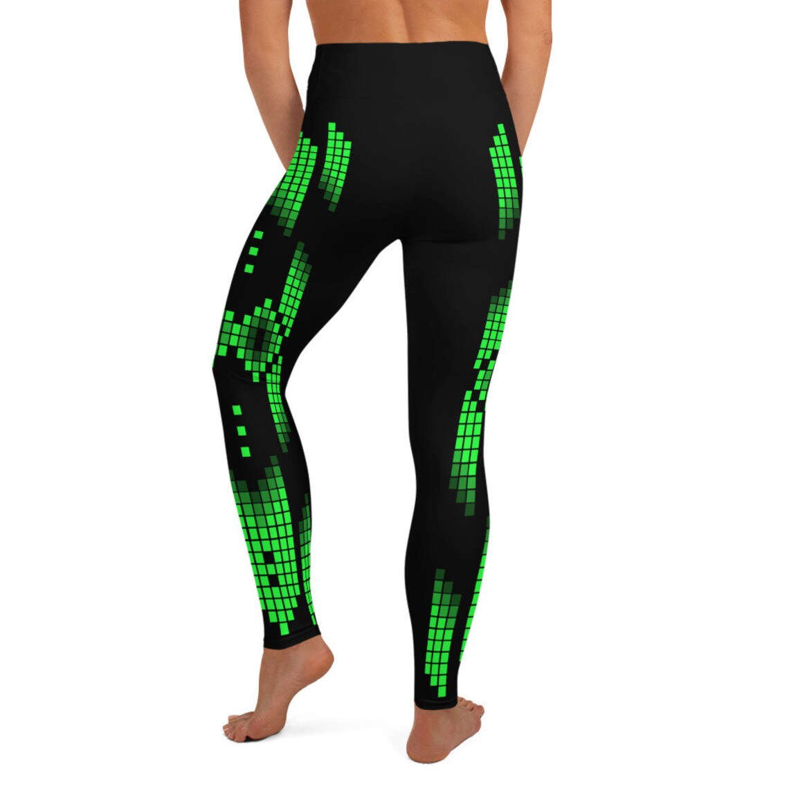 Native American Beadwork Design Yoga Leggings Inside Pocket American ...