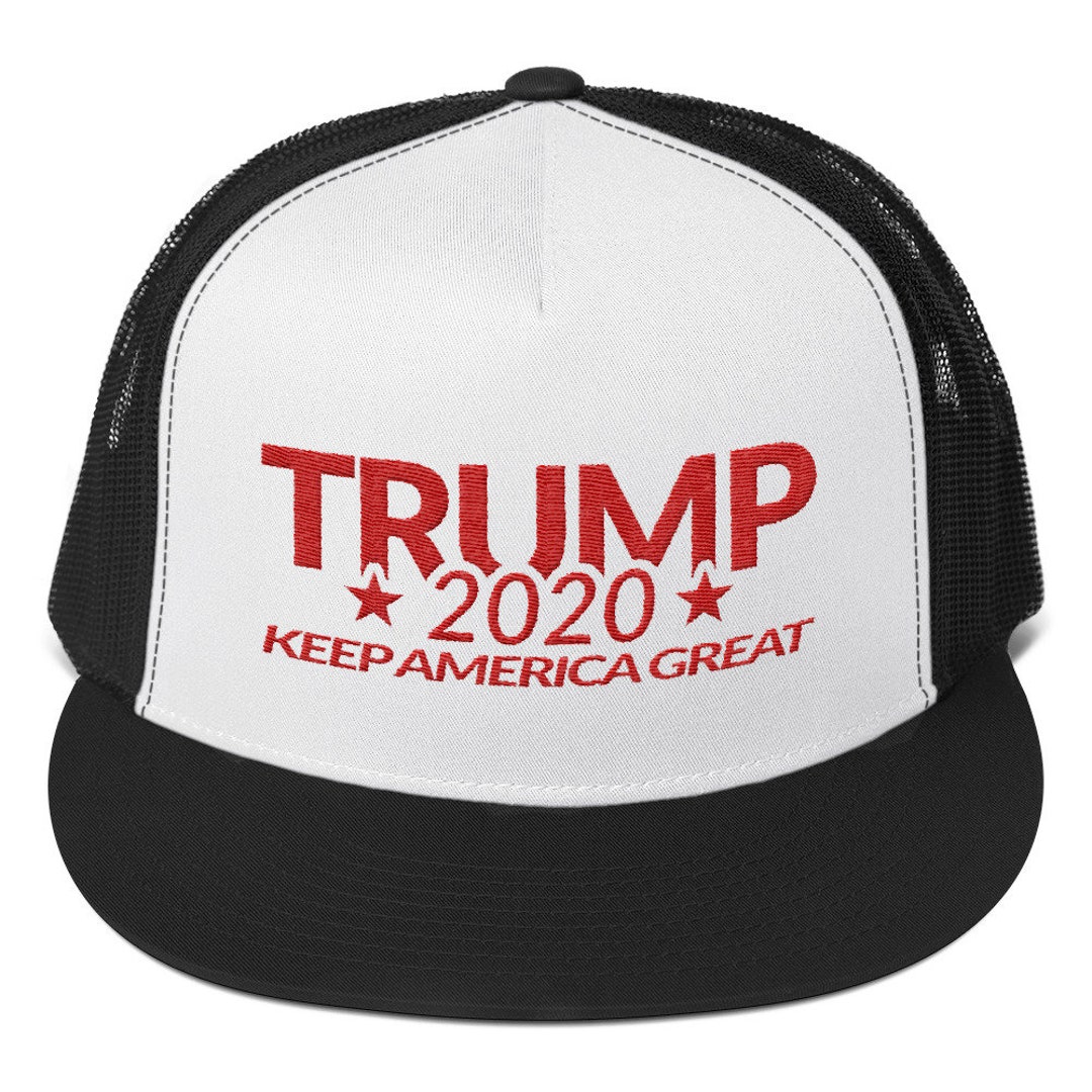 Trump 2020 Embroidered Trucker Cap Keep America Great Donald Trump 2020 ...