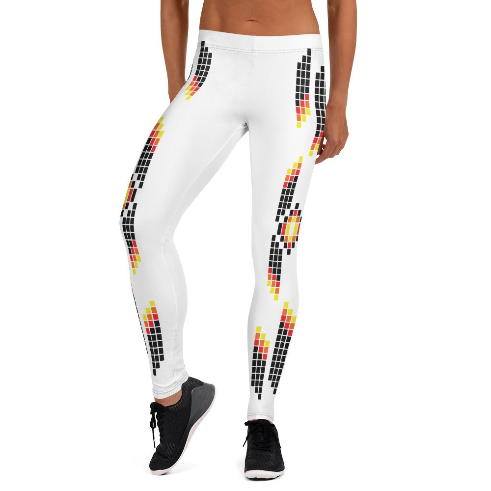 Native American Beadwork Design Leggings American Indian Sioux Apache ...