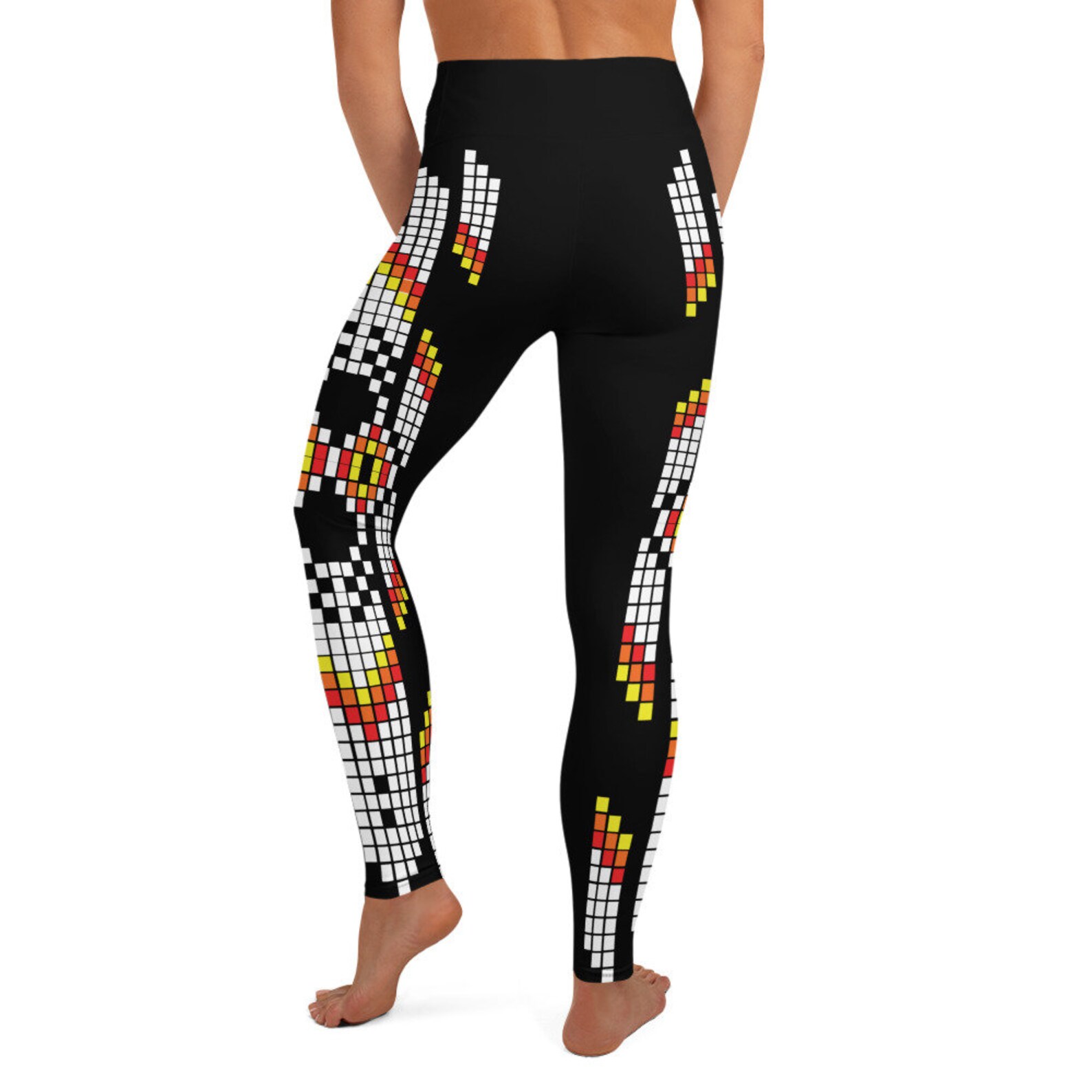 Native American Beadwork Design Yoga Leggings American Indian Sioux ...