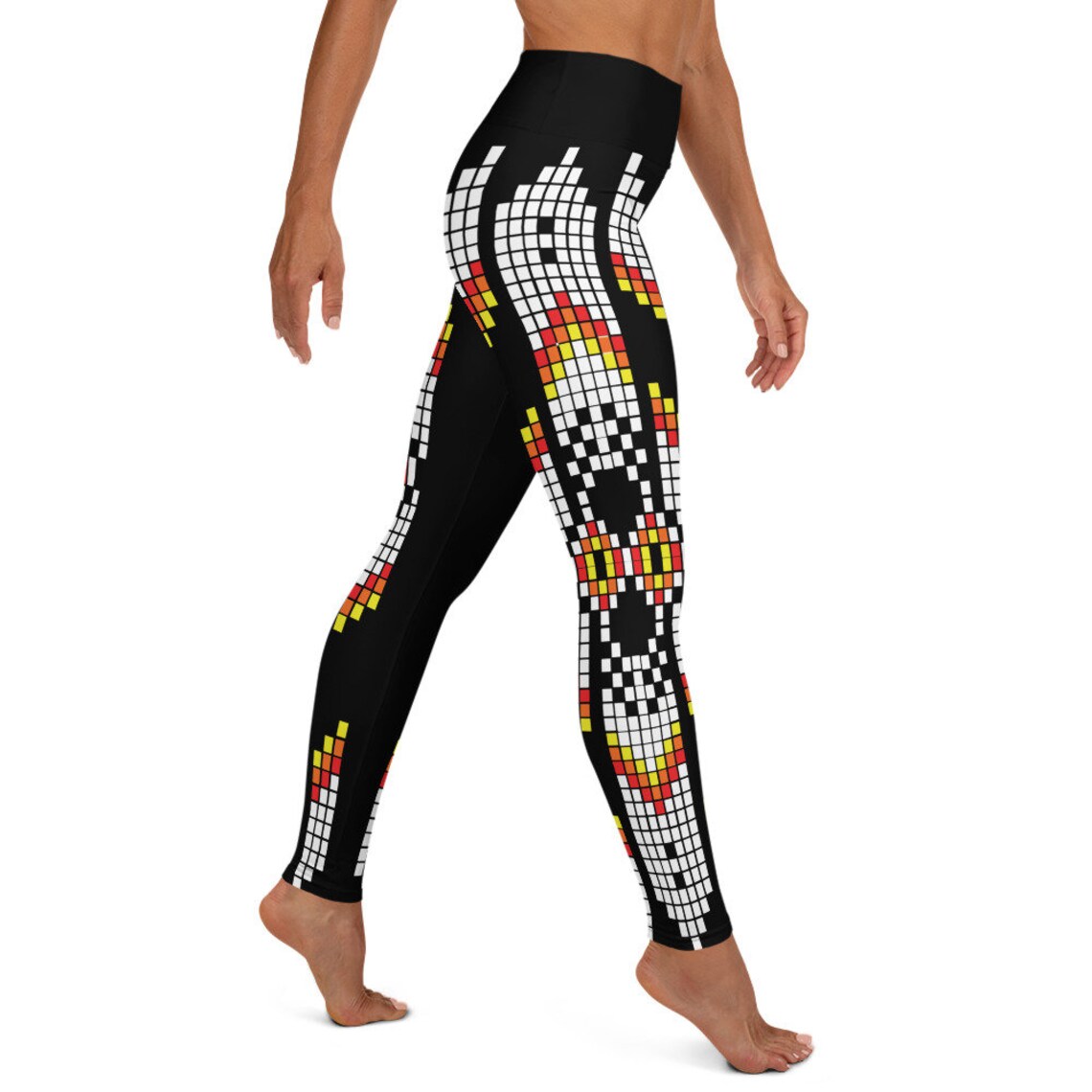 Native American Beadwork Design Yoga Leggings American Indian Sioux ...