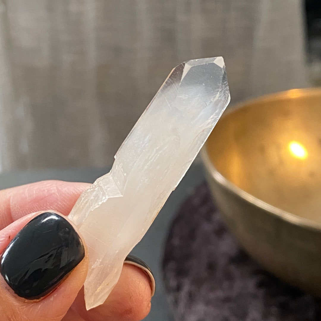 Blue Smoke Lemurian Light Crystal. Healing Crystals and - Etsy