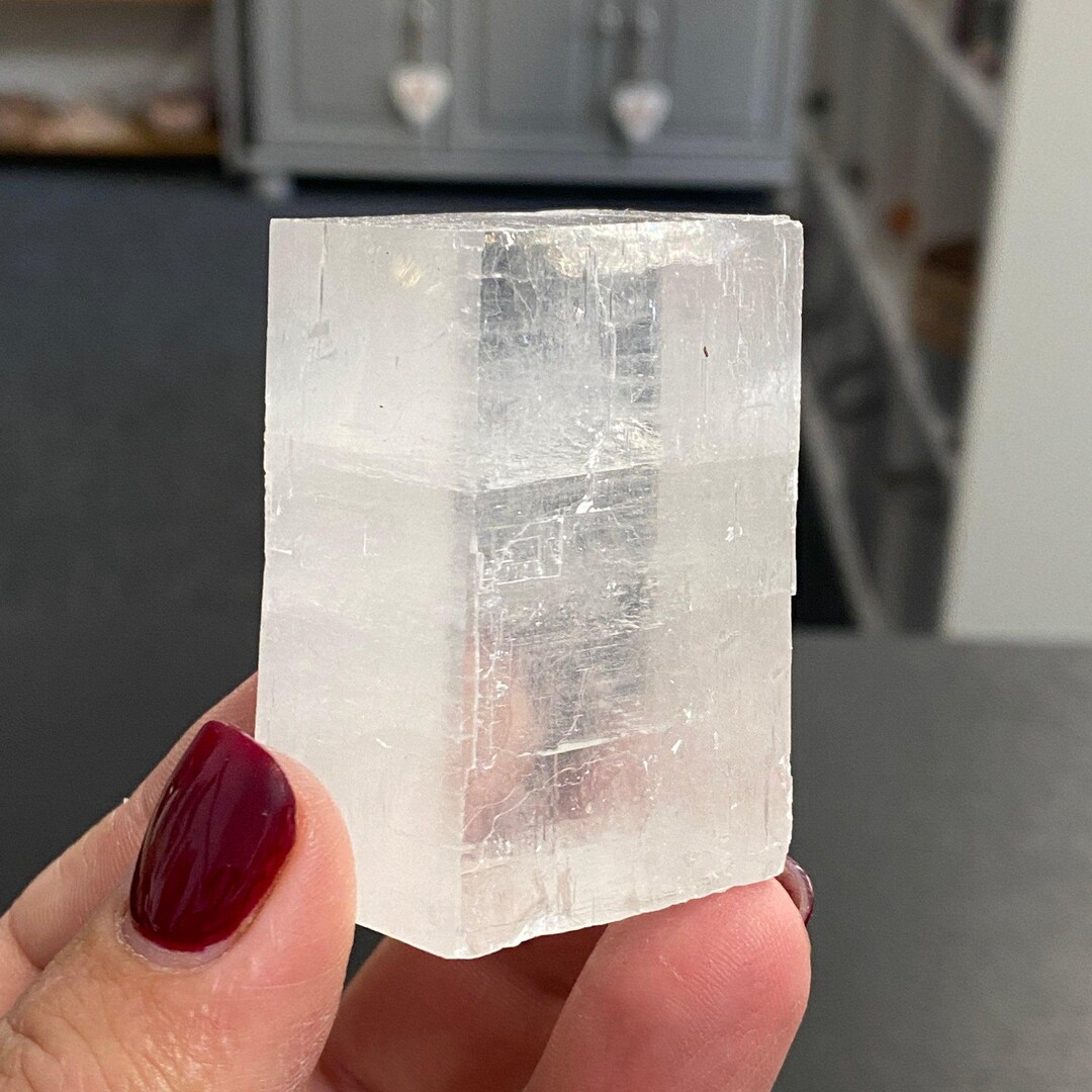 Clear Optical Calcite the Viking Stone - Etsy