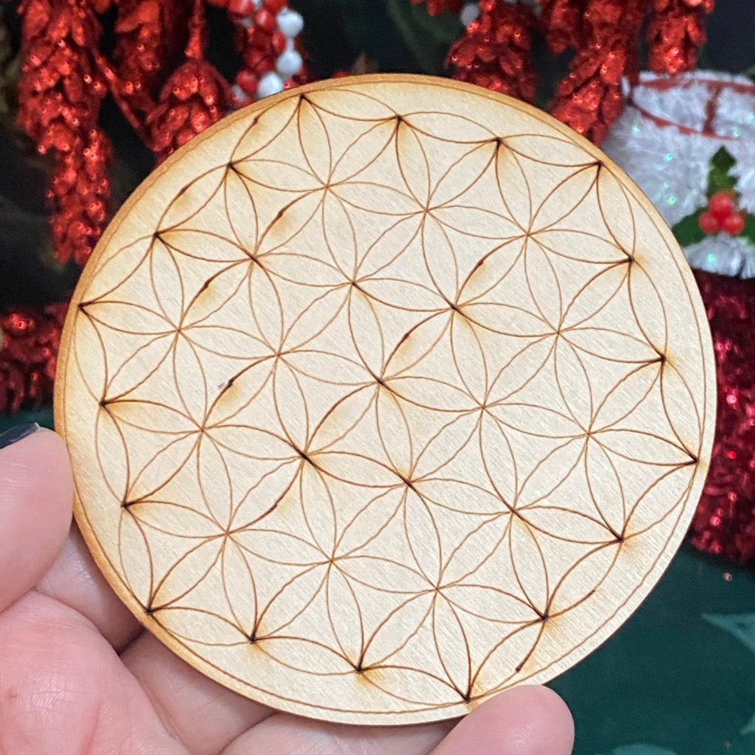 Wooden Crystal Grid Board - Etsy