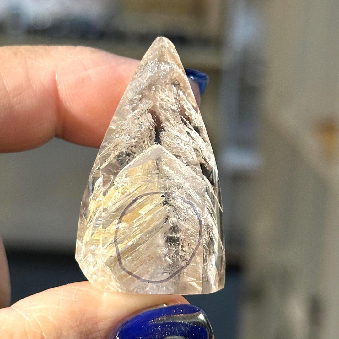 Skeletal Elestial Quartz Tower With Enhydro - Etsy