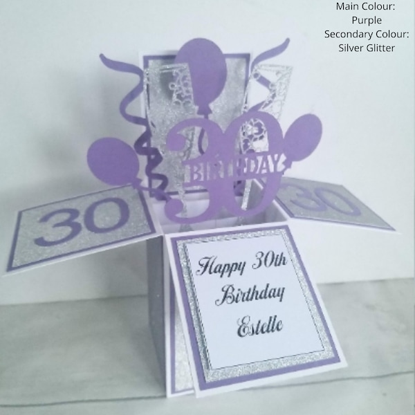 Pop up Box Card - Etsy