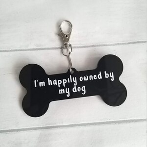Funny Dog Bone Key Ring Pet Lover Key Chain Token Gift Stocking Filler ...