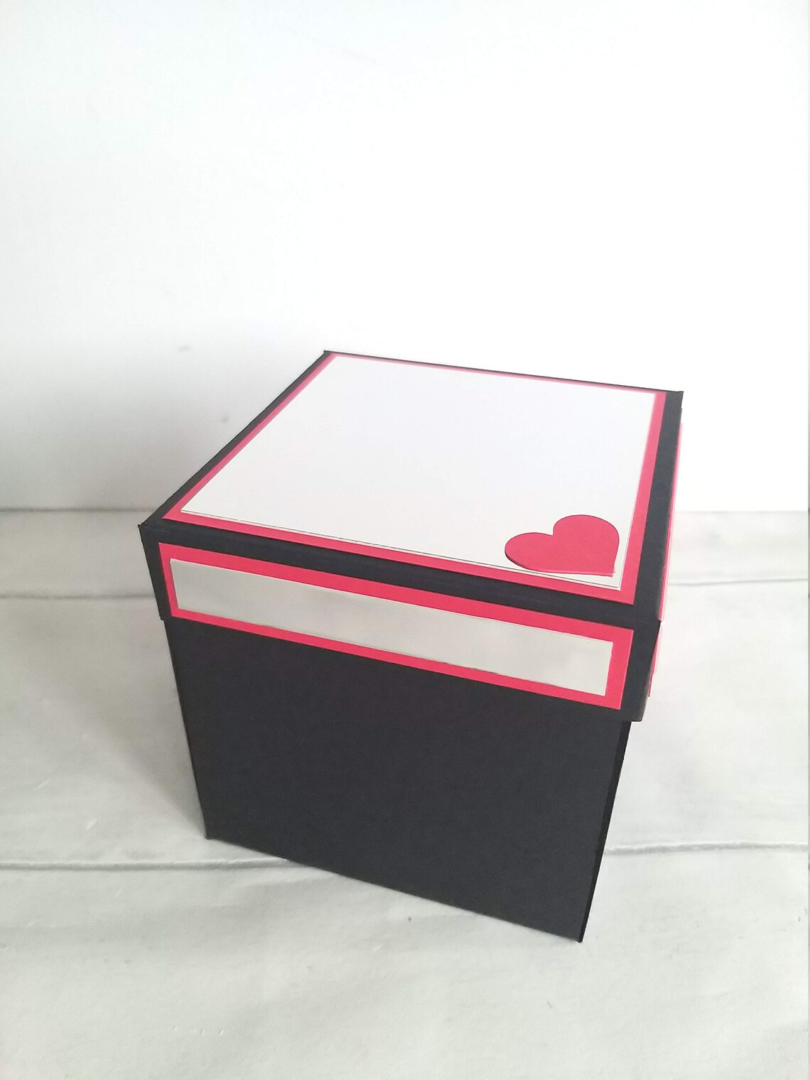 Personalised Exploding Photo Box Card, Unique Surprise Love Heart Box ...