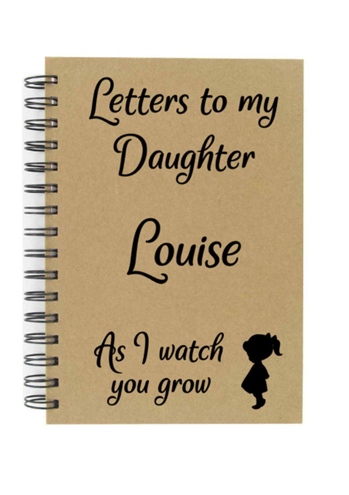 Personalised A5 Notebook Letters to My Daughter as I Watch - Etsy