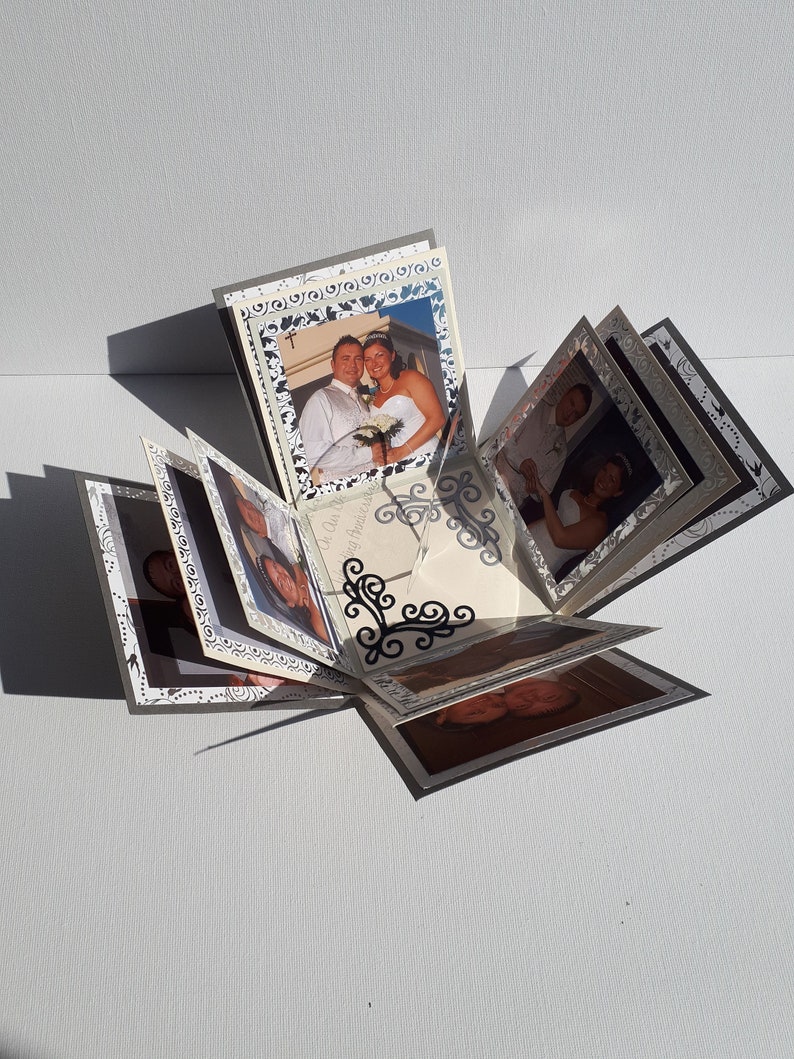 Personalised Anniversary Exploding Photo Box Card for Him - Etsy