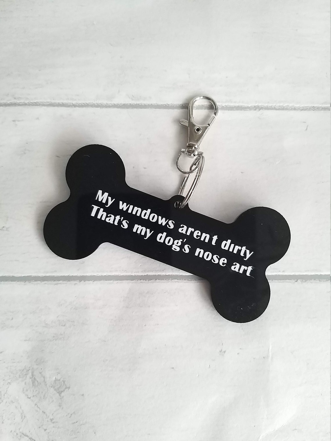 Funny Dog Bone Key Ring Pet Lover Key Chain Token Gift Stocking Filler ...
